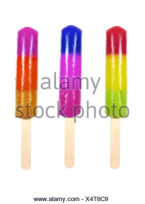 An icey pole isolated on a white background Stock Photo: 43287898 - Alamy