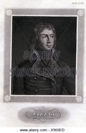 Louis Desaix. French general and military leader. 1768-1800 Stock Photo ...