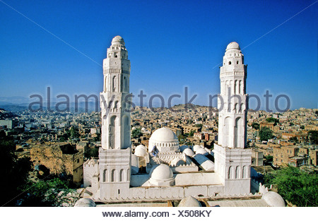 Al-ashrafiya Mosque Taiz Yemen Minarets Orient Arabia Islam Stock Photo ...