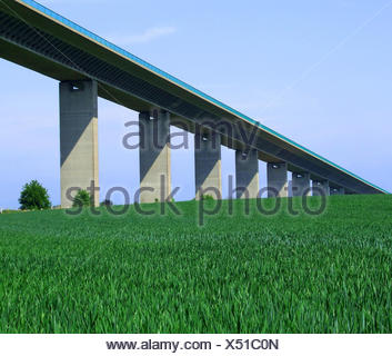 bridge concrete railing stanchion pier bridge parapet post scenery ...