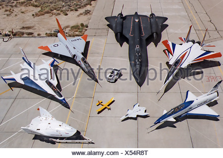 Fleet of NASA Planes Stock Photo - Alamy
