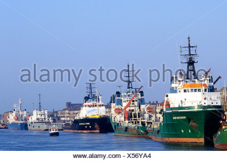 Great Yarmouth Harbour Norfolk ships merchant vessels River Yare East ...