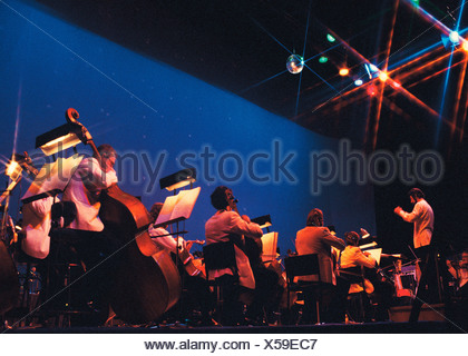 orchestra conductor on stage during reharsals Stock Photo: 180195907 ...