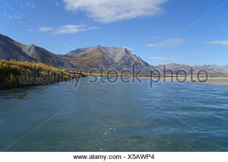 Mountains of Alaska's Brooks Range and the Noatak River in Gates of ...