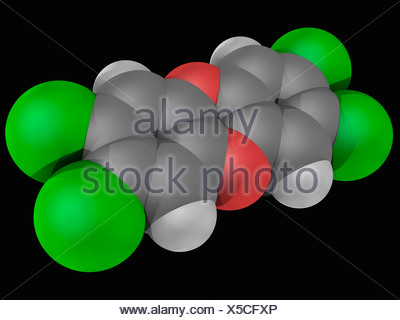 Dioxin (TCDD) molecule Stock Photo: 47682535 - Alamy
