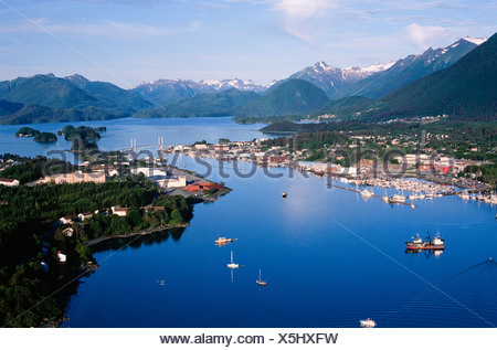 Aerial view of Sitka, Alaska Stock Photo: 87456858 - Alamy