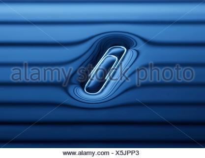 Floating Paperclip. Paper clip floating on water courtesy of surface ...