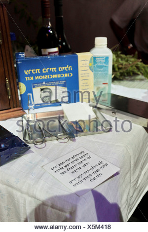 Circumcision - Brit Milah Ceremony the tools and implements used by ...