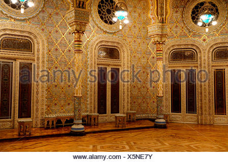 Maurischer Saal im Boersenpalast von Porto, Portugal, Europa, Salao ...