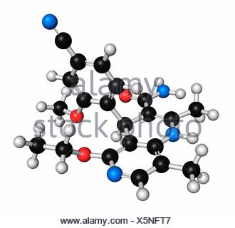 Finerenone heart failure drug molecule (mineralocorticoid receptor ...