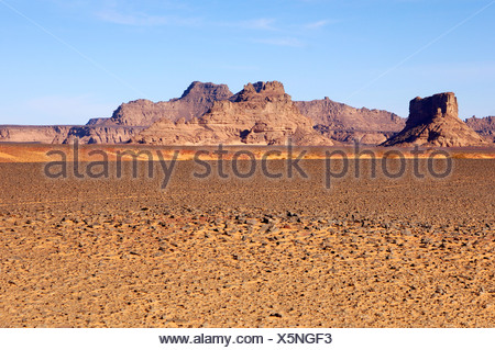 Hamada desert, Acacus Mountains, Libya Stock Photo - Alamy