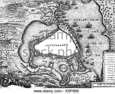 Siege of Stralsund, 1628 Stock Photo: 48403984 - Alamy