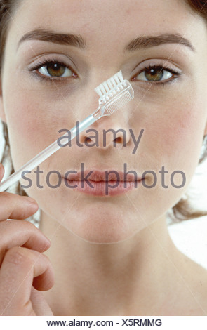 Looking into a female's nose Stock Photo: 210298108 - Alamy