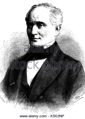 Franz Bopp, 1791-1867, German linguist and Sanskrit researcher Stock ...