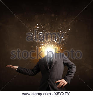 Angry frustrated man with exploding head and steam coming out of his ...