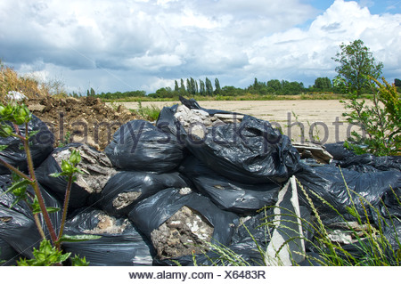 Rubbish dumped in a field Suffolk, England Stock Photo: 37766437 - Alamy