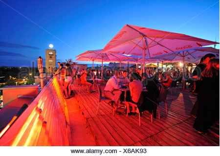 Sky Beach Bar, Stuttgart, Baden-Wuerttemberg Stock Photo - Alamy