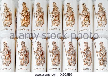 St. Blaise candles Stock Photo: 127728919 - Alamy