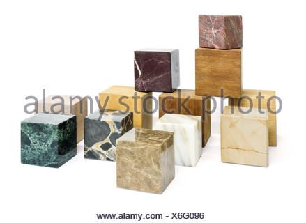lots of various cubes made of different materials Stock Photo: 54546061 ...