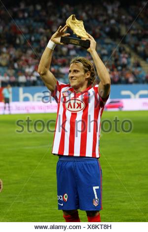 DIEGO FORLAN ATLETICO MADRID TROPHY ATLETICO MADRID HSH NORDBANK Stock ...