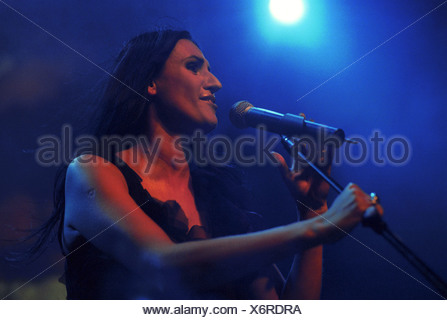 The concert of polish pop singer Kayah in Berlin, Germany Stock Photo ...