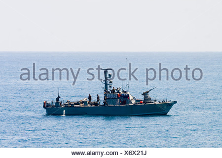 Dabur class Israeli navy patrol boat out at sea Stock Photo - Alamy