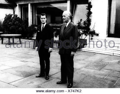 Bohlen und Halbach, Arndt von, 24.1.1938 - 8.5.1986, half length, in ...