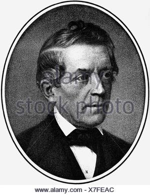 David Friedrich Strauss, 1808-1874, German writer, philosopher and ...