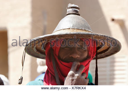 Fulani men in traditional dress, Copargo, northern Benin Stock Photo ...