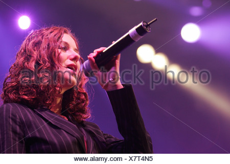 Jelena Sergejewna Katina, member of the Russian pop duo tATu, live at ...
