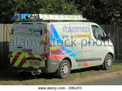 Openreach, Open Reach, BT Group business maintenance repair van Stock ...
