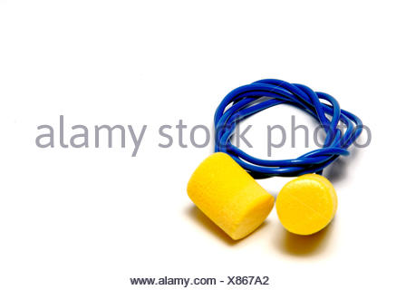Ear Plugs (PPE) Personal Protective Equipment Stock Photo - Alamy
