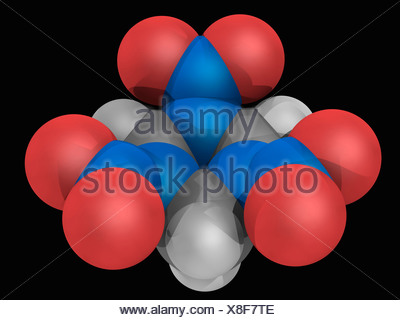 RDX explosive molecule Stock Photo: 37884920 - Alamy
