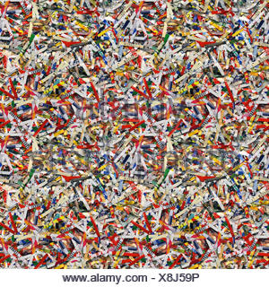 Garbage texture. Rubbish seamless pattern. trash ornament. litter Stock ...