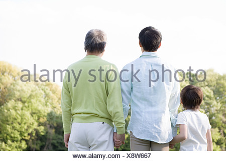 Three generations holding hands Stock Photo: 61917331 - Alamy
