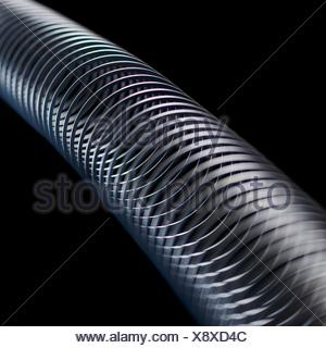 Longitudinal wave in a slinky spring. In longitudinal (or Stock Photo ...