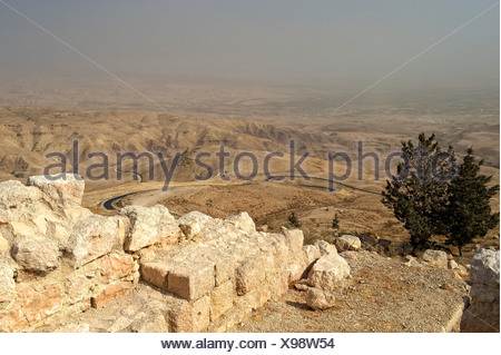 View from mount Nebo in Jordan where Moses is said to have seen the ...