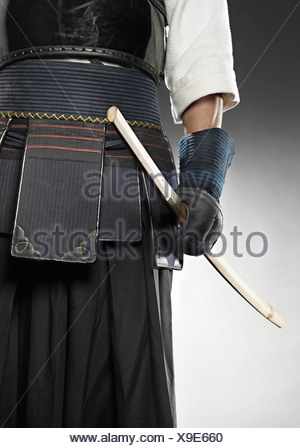 Japanese martial arts with katana sword Stock Photo - Alamy