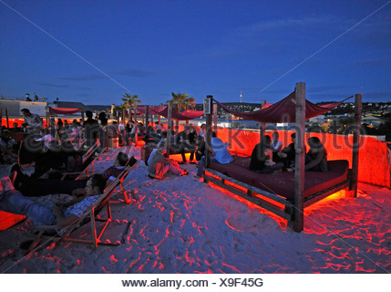 Sky Beach Bar, Stuttgart, Baden-Wuerttemberg Stock Photo - Alamy