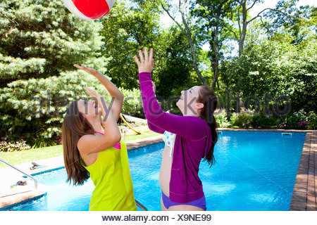 Close-up of teenagers swimming in pool Stock Photo: 5429924 - Alamy