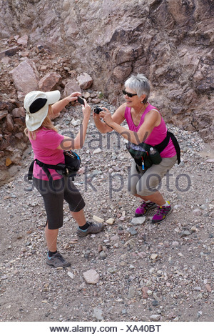 Two Women Hiking Stock Photo: 14262576 - Alamy