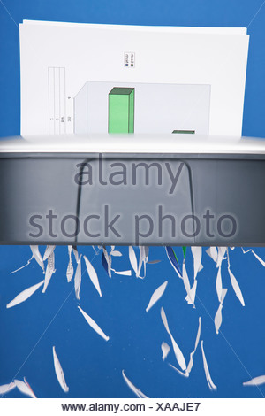 Paper being shredded Stock Photo: 33041065 - Alamy