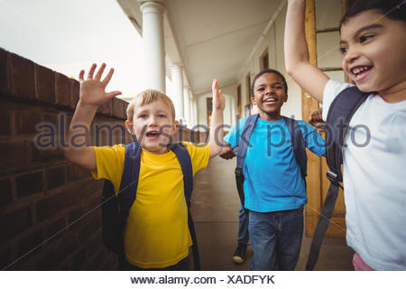 girl leaving class Stock Photo: 25509624 - Alamy