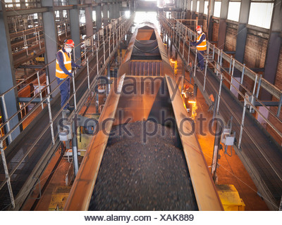 Coal Train Loading Facility in Wyoming's Powder River Basin Stock Photo ...
