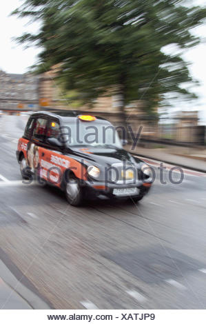 Taxi Transport, Edinburgh, Scotland Stock Photo - Alamy
