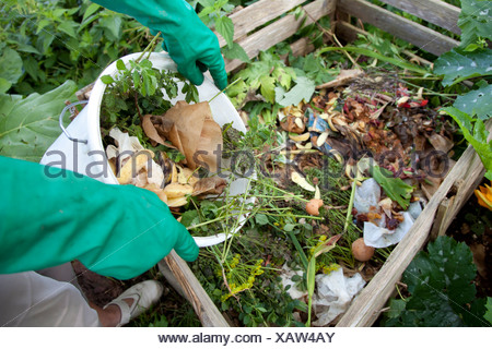 Organic waste, compost, compost heap, Germany, Europe Stock Photo - Alamy