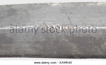 A French dagger,14th century,Long,double-edged blade with ridges on ...