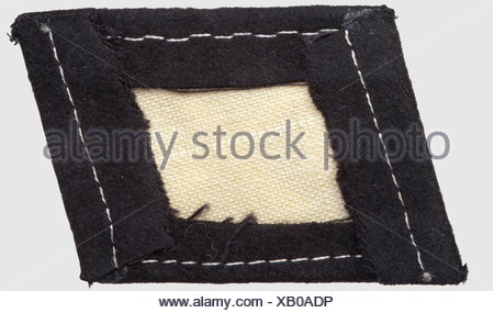 Collar patch for the 11th Waffen-ss-Division "Nordland", of black Stock ...