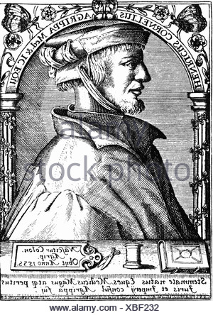 Nettesheim, Heinrich Cornelius Agrippa of, (1486-1535). German Stock ...