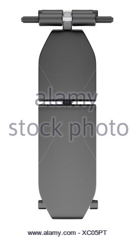 top view of gym adjustable weight bench Stock Photo - Alamy